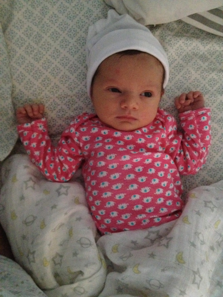 Baby Paloma born September 5, 2014 - Austin Area Birthing Center